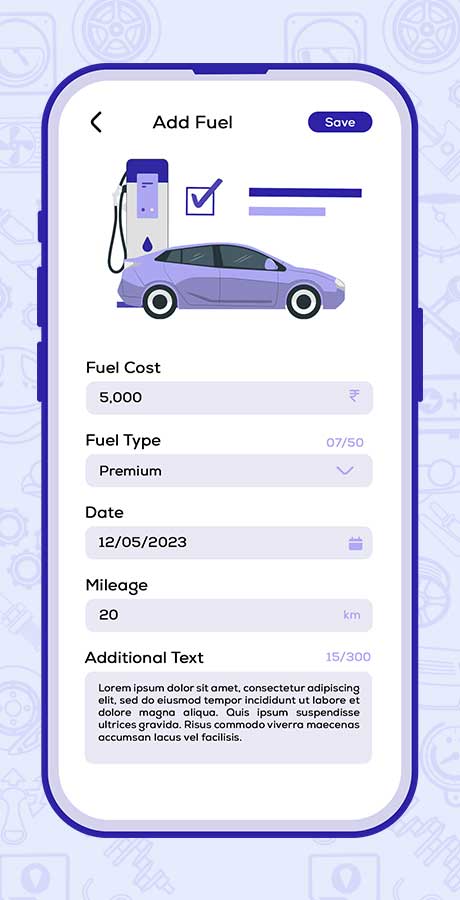 Vehicle Maintenance Tracker - Mileage Tracker - Vehicle Log - Car Maintenance App - Car Services ...